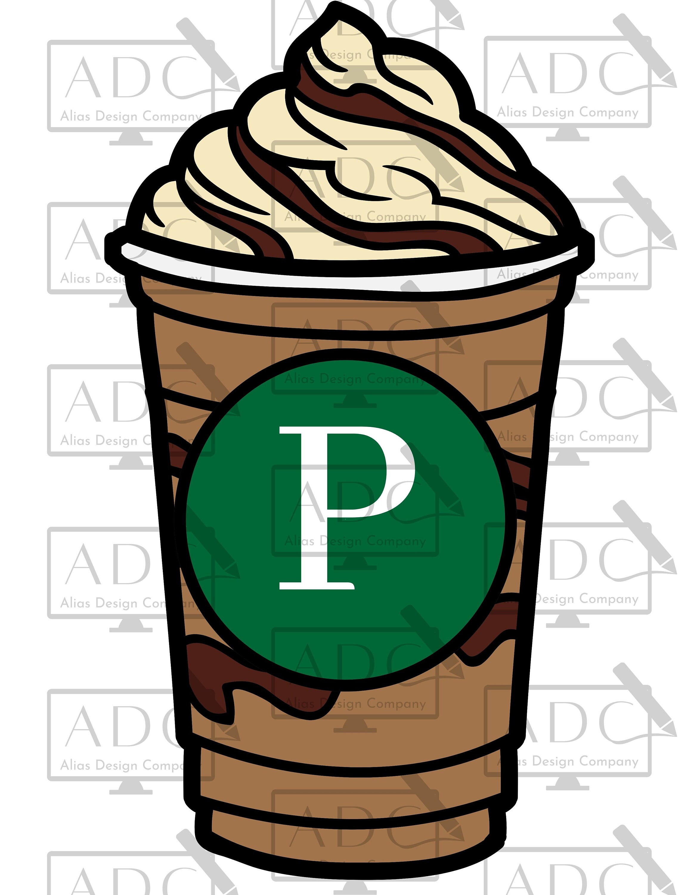 Starbucks Birthday Decorations Frappe Birthday Banner INSTANT DOWNLOAD ...