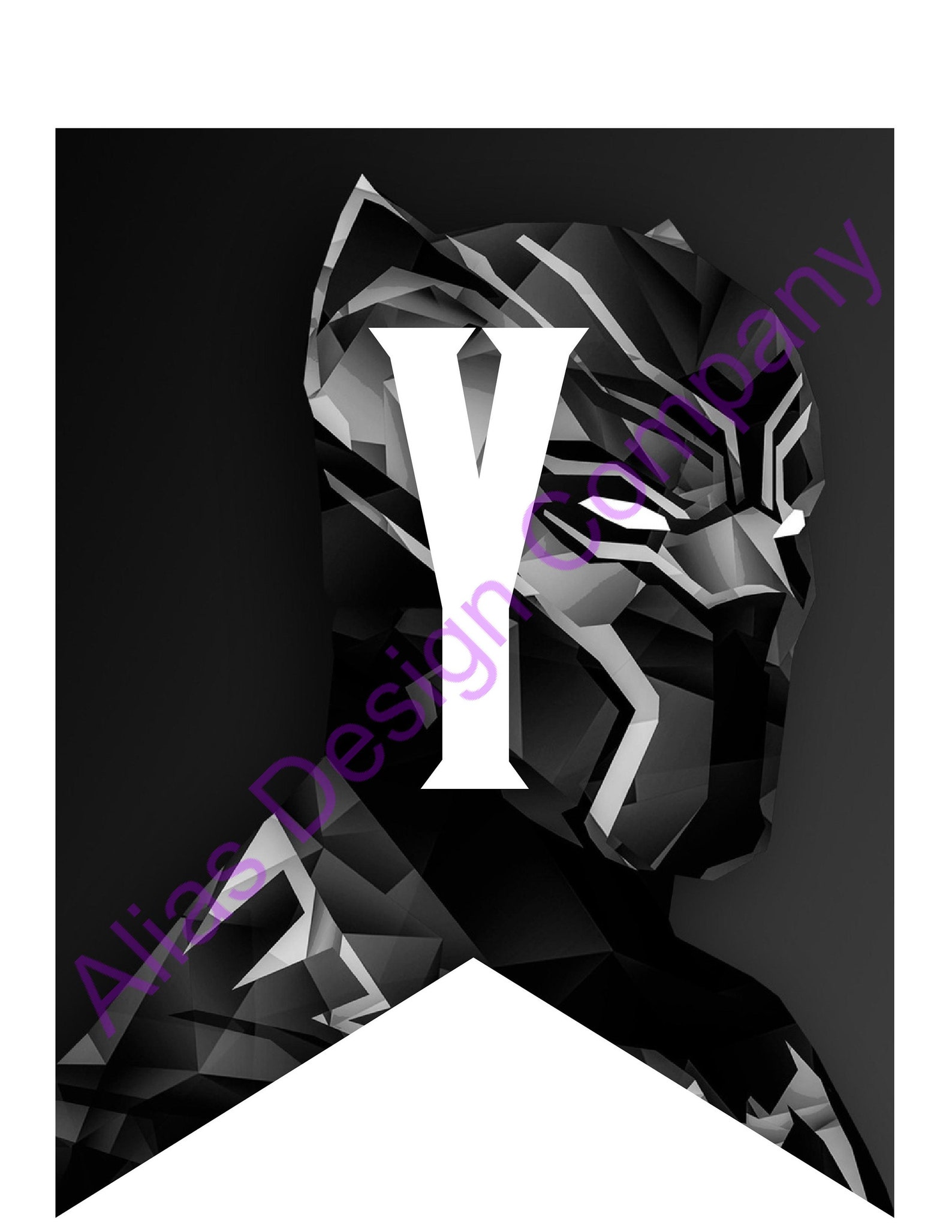 Black Panther Happy Birthday Banner, Black Panther Party Printable ...