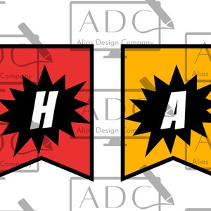 Happy Birthday Superhero Banner Superhero Party Printable Superhero ...