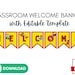Printable Superhero Kids Theme Classroom Welcome Banner Editable - Etsy