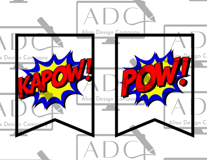 Happy Birthday Superhero Banner Superhero Party Printable Superhero ...