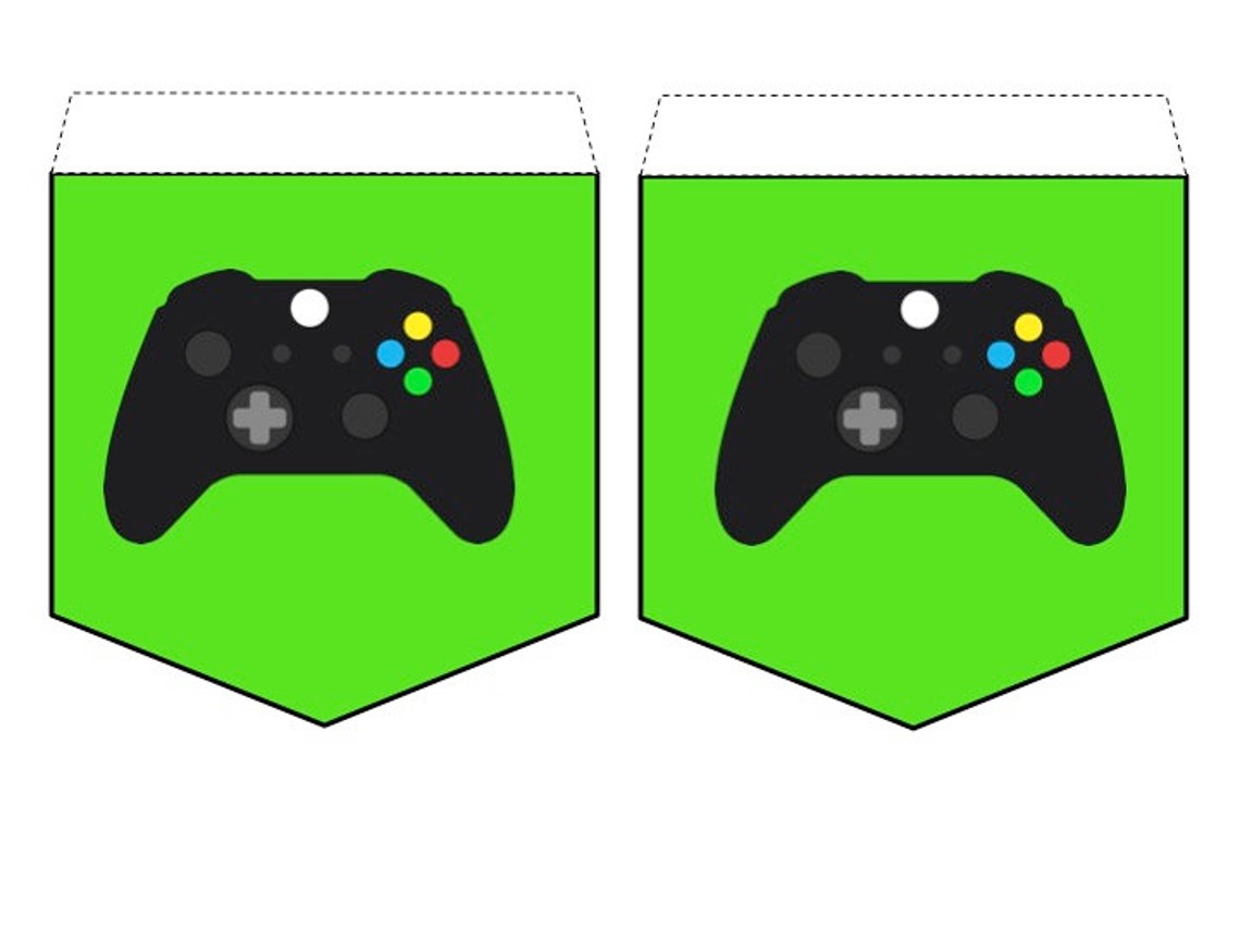 XBOX Happy Birthday Printable Digital Banner - Etsy