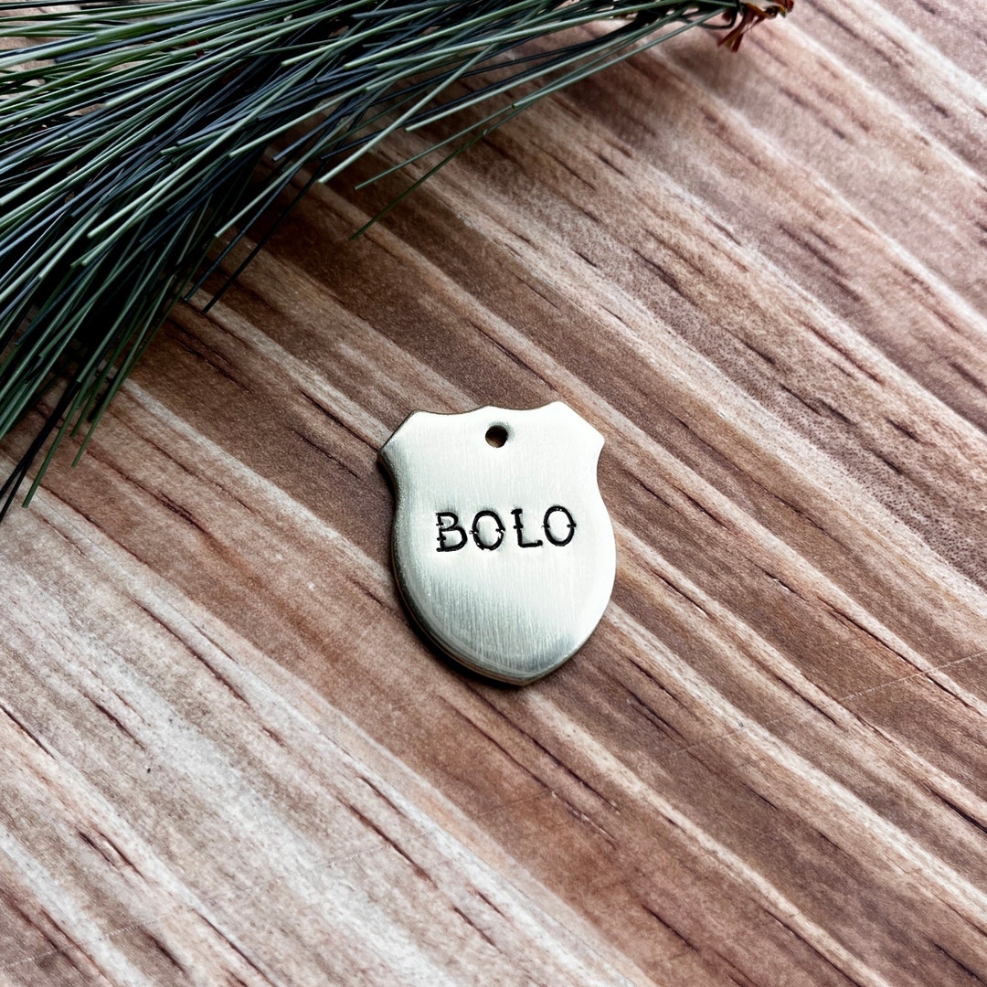 Shield Dog Tag - Pet ID Tag, Dog Tag for Dogs, Hand Stamped Pet Tag ...