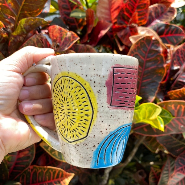 Geometric Mug - Etsy
