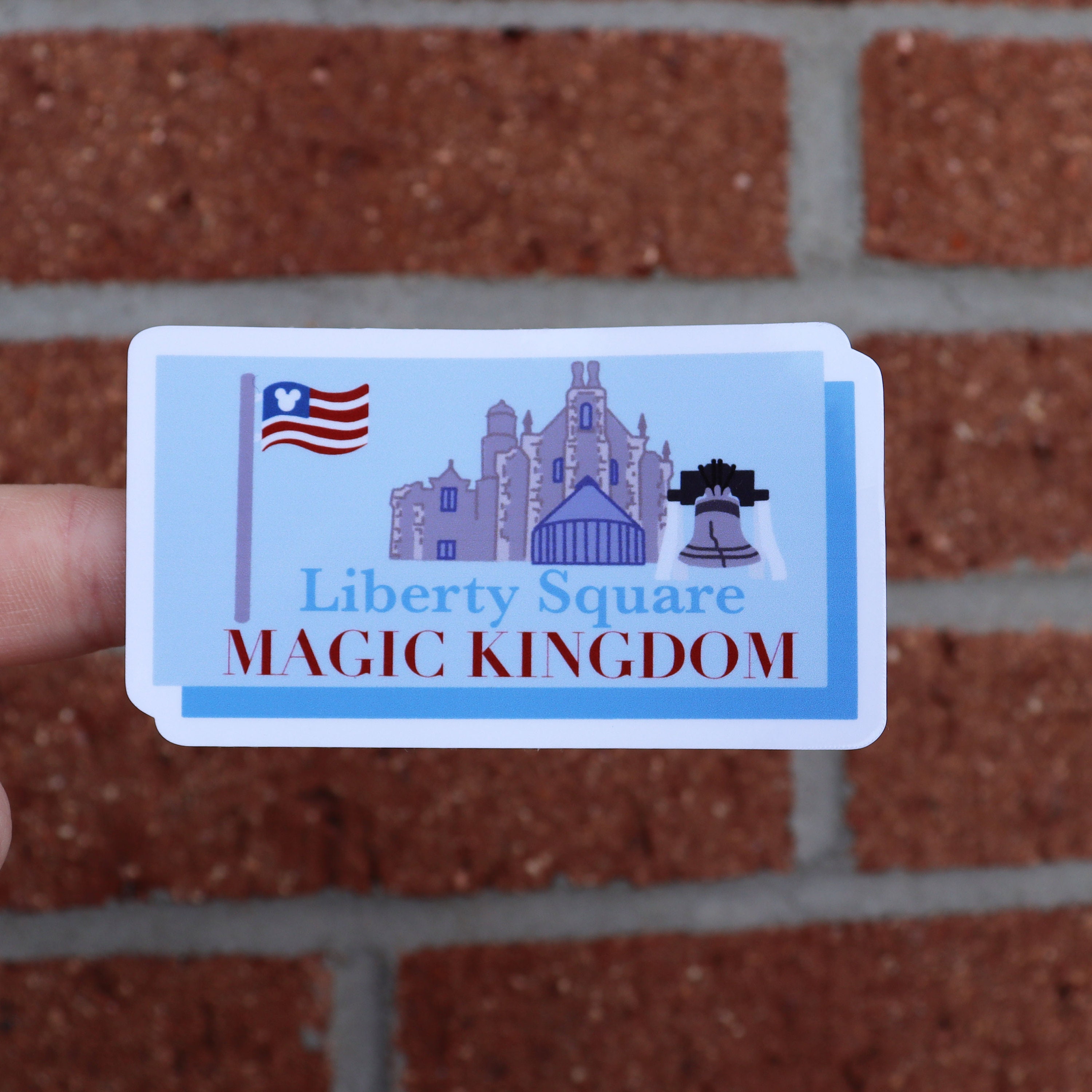 Magic Kingdom Lands Sticker Pack Walt Disney World Stickers | Etsy