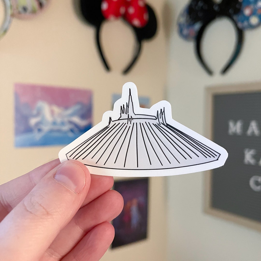 Space Mountain-inspired Sticker| Tomorrowland Space Mountain| Space ...