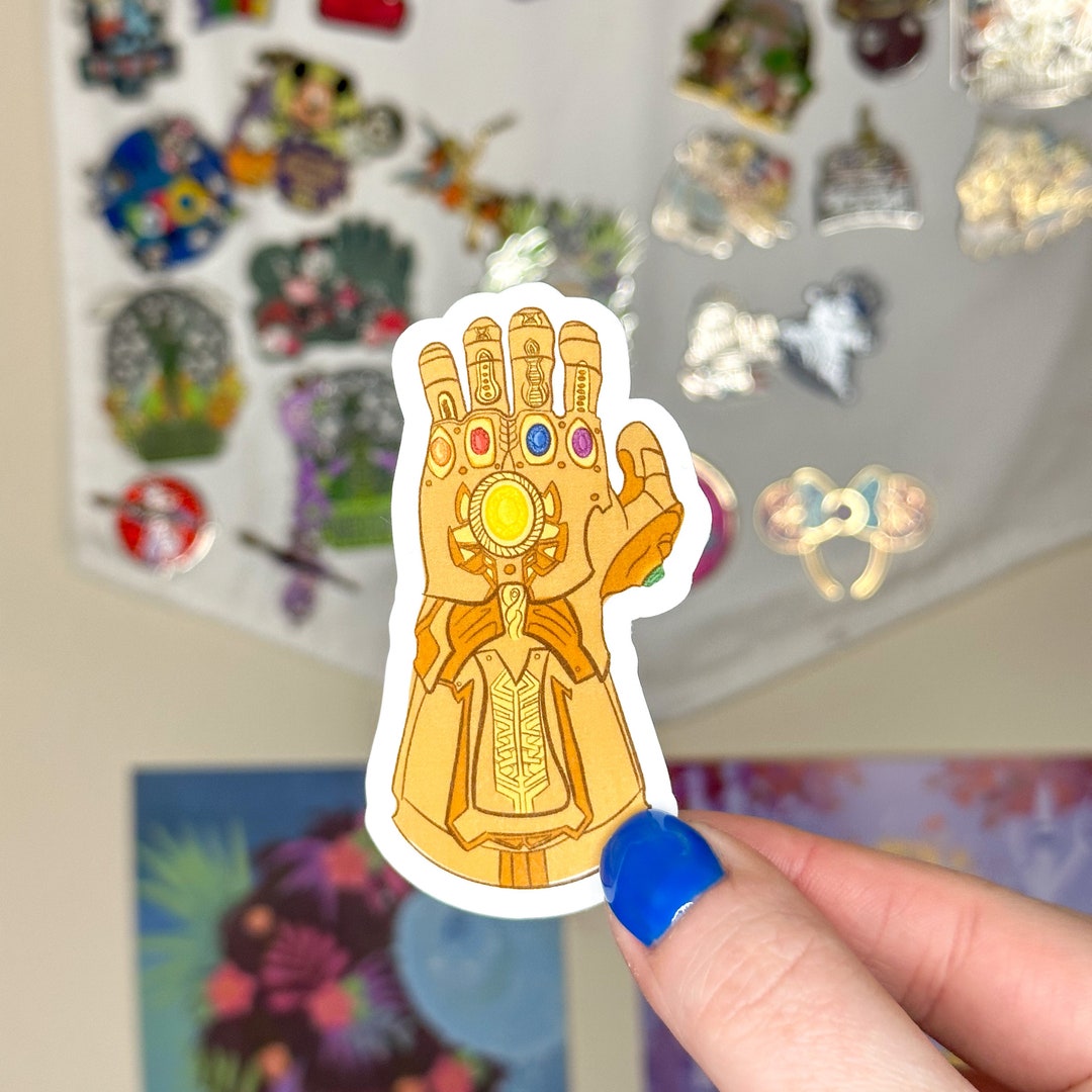 Infinity Gauntlet Sticker Avengers Sticker Marvel Sticker Thanos ...