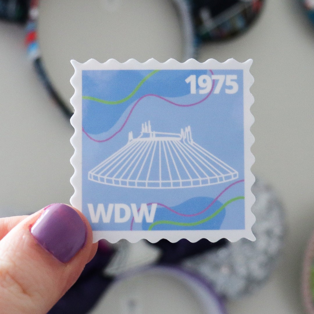 Space Mountain-inspired Stamp Sticker| WDW Stamp Sticker| Magic Kingdom ...
