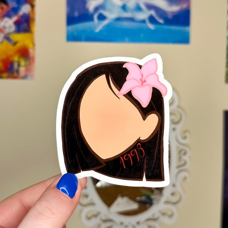 Mulan Sticker Mulan Princess Sticker Disney Princess - Etsy