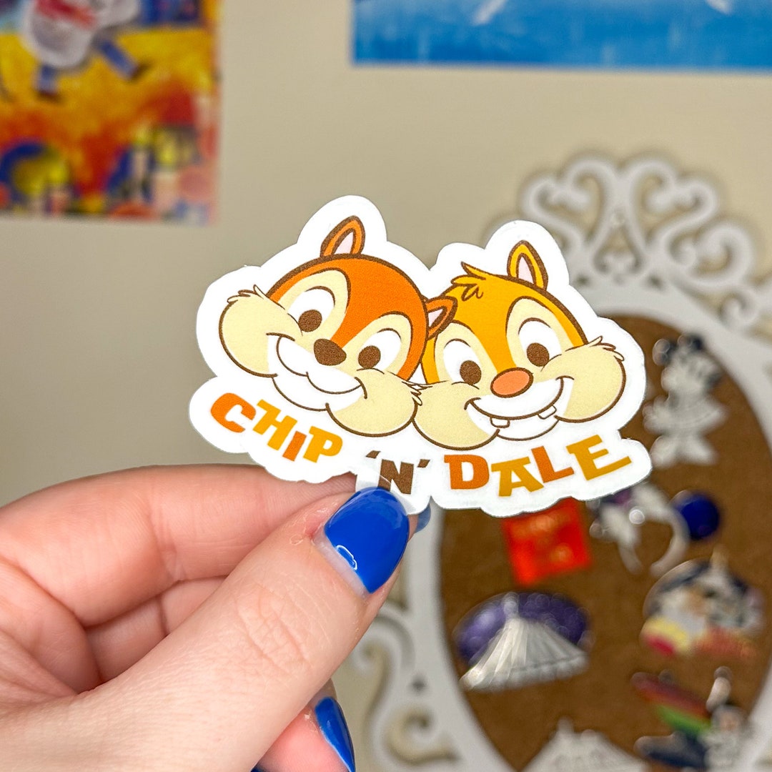 Chip N Dale Sticker | Chip and Dale Sticker | Rescue Rangers | Chipmunk Sticker | Disney Sticker ...