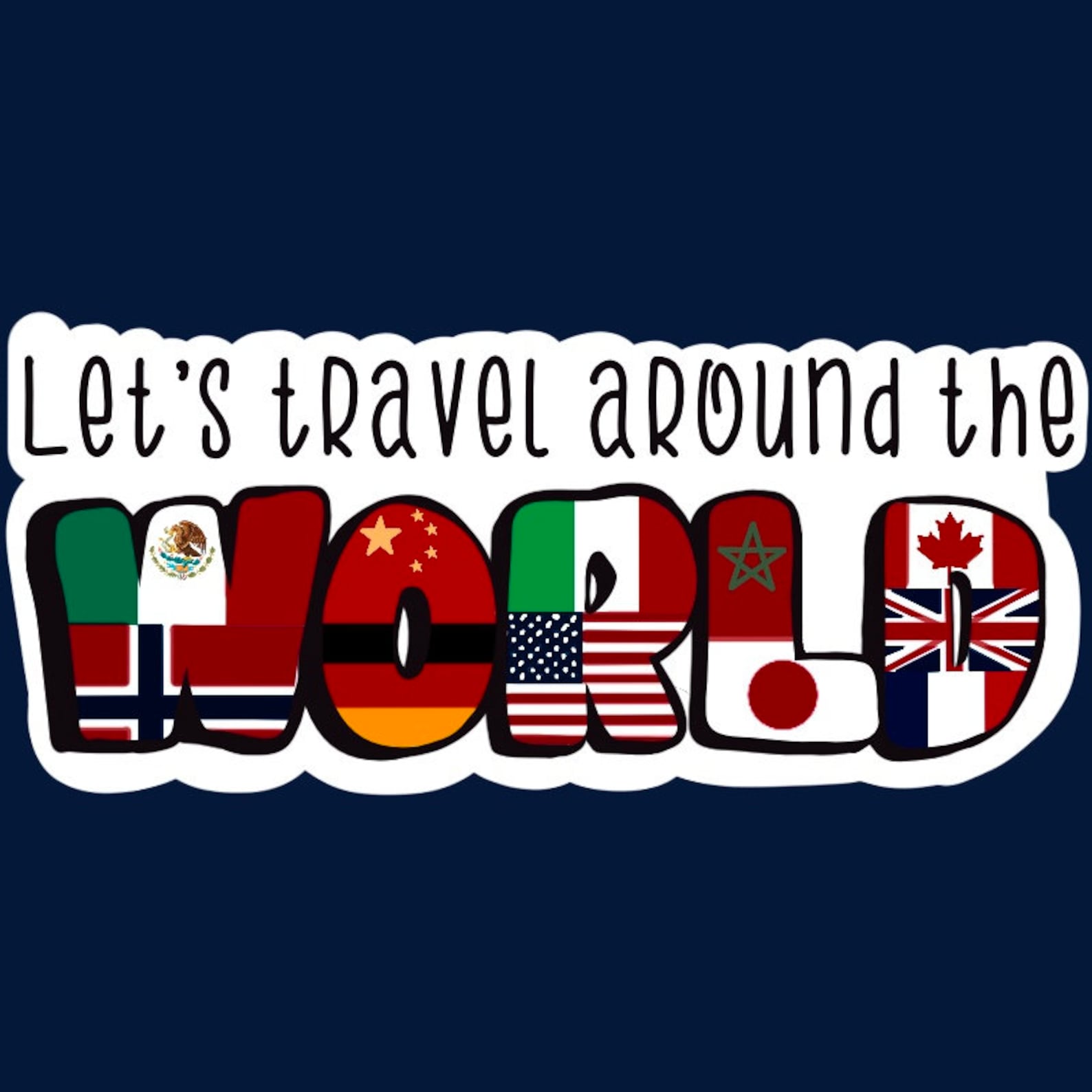 World Showcase Sticker Epcot World Showcase Epcot Sticker - Etsy