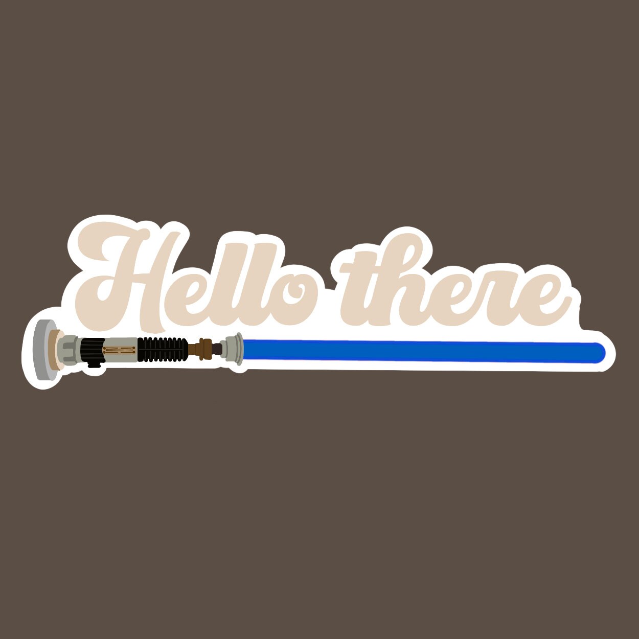 Hello There Sticker Obi-Wan Kenobi Quote Sticker Star Wars | Etsy