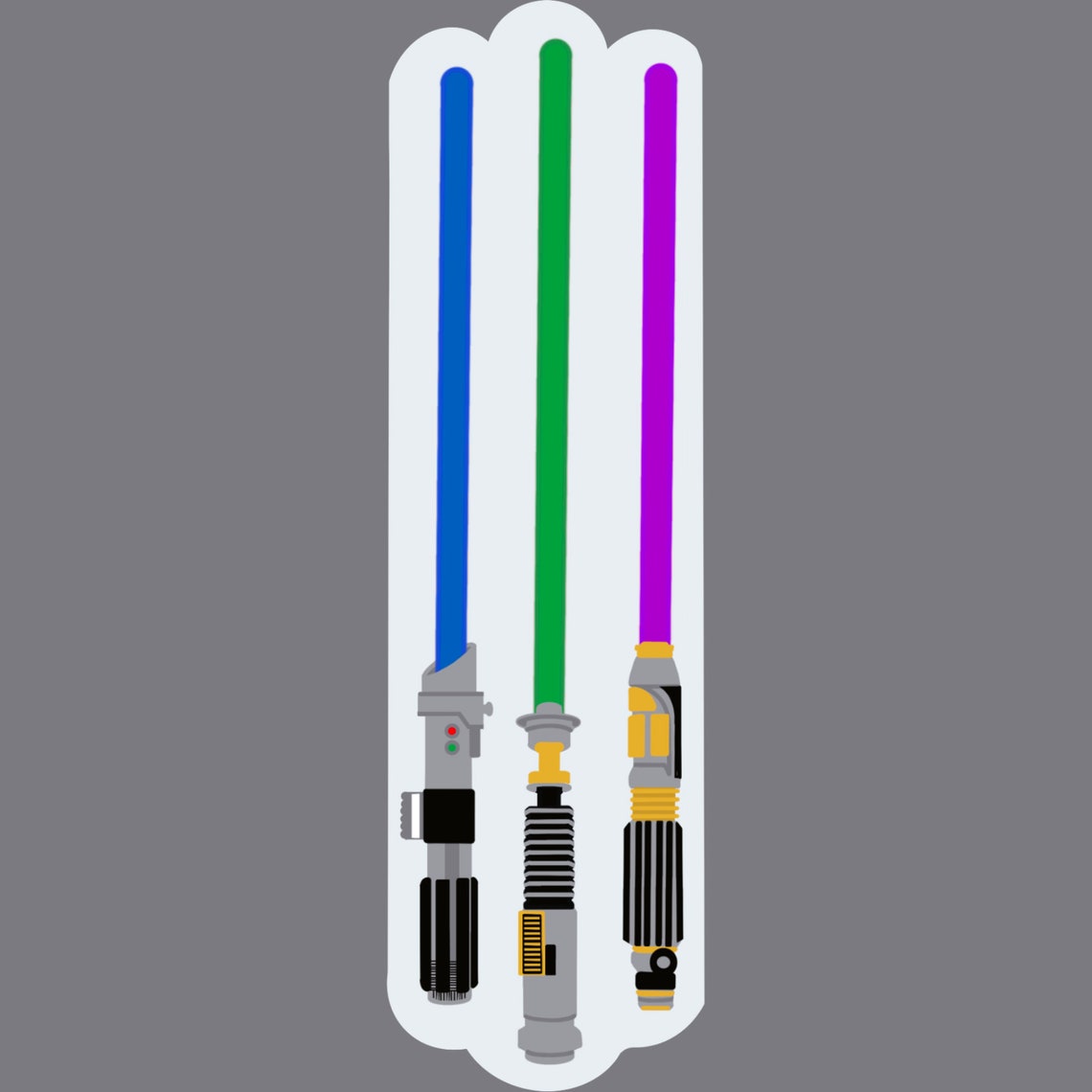 Lightsaber Sticker Star Wars Sticker Star Wars Lightsaber - Etsy