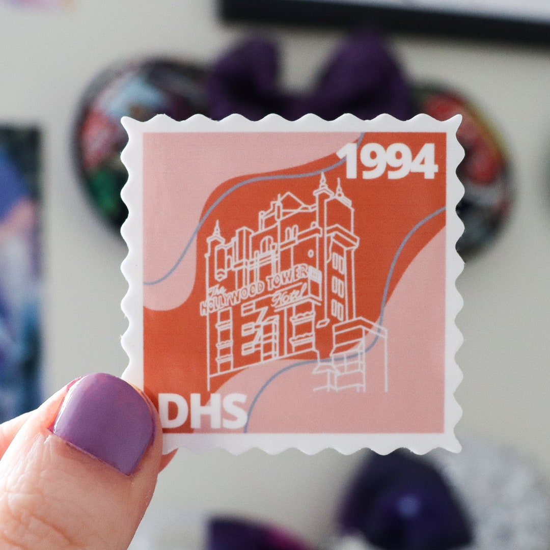 Hollywood Studios-inspired Stamp Sticker| Tower of Terror Sticker| DHS ...
