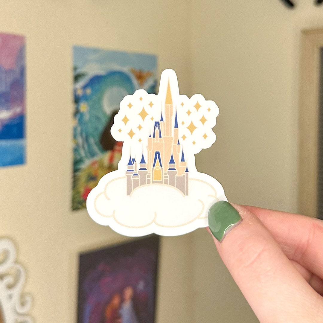 Walt Disney World Castle in the Cloud Sticker | Disney Sticker | Cute ...