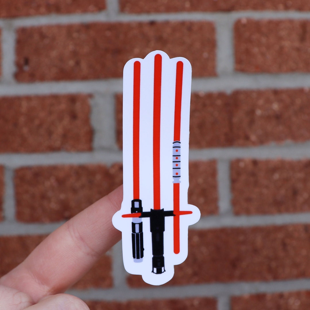 Dark Side Lightsaber Sticker Star Wars Lightsaber Sticker Star Wars ...