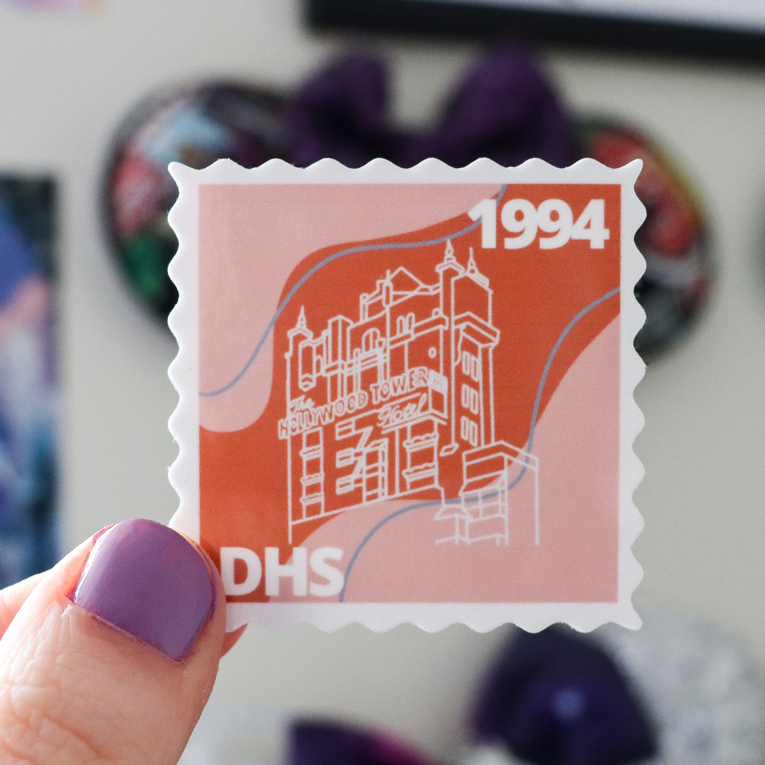 Walt Disney World Stamp Sticker Pack Magic Kingdom Sticker | Etsy