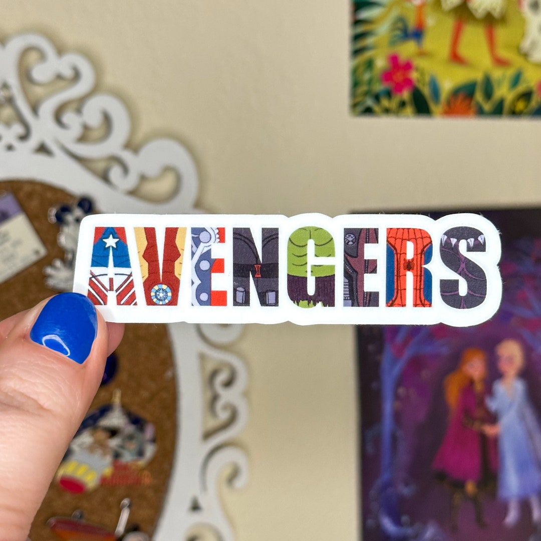 Avengers Sticker | Marvel Avengers Inspired Sticker | Avengers Stickers ...