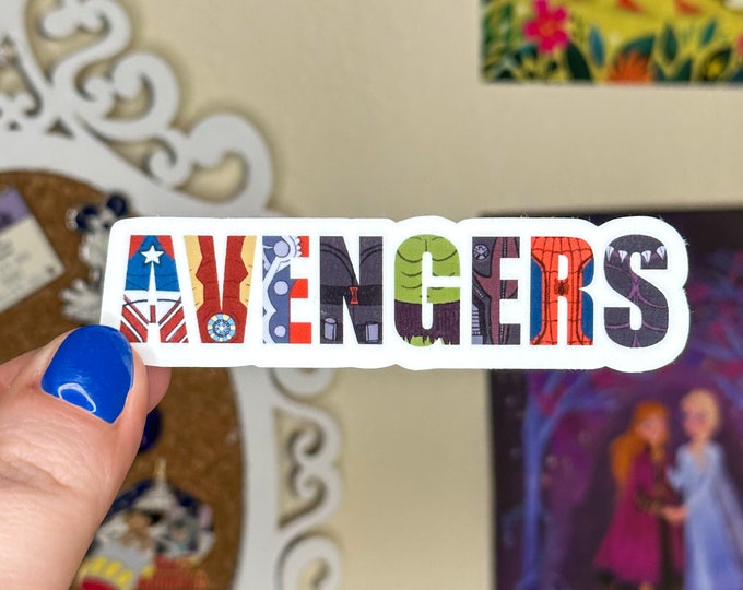 Avengers Sticker | Marvel Avengers Inspired Sticker | Avengers Stickers ...