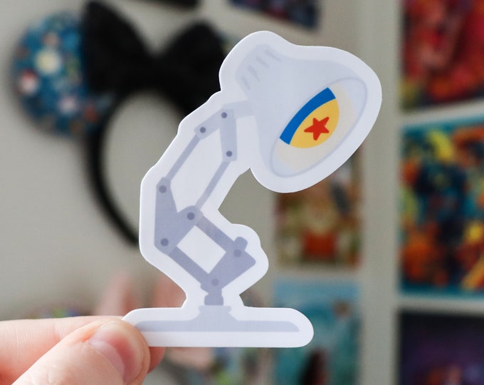 Luxo Jr. Sticker Luxo Ball Sticker Pixar Lamp Sticker Pixar - Etsy