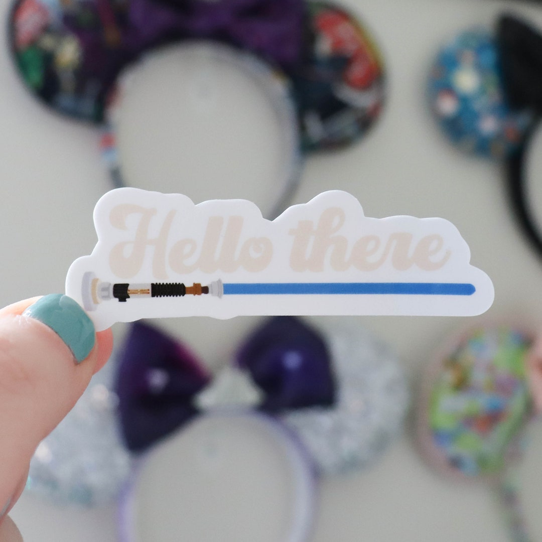 Hello There Sticker Obi-wan Kenobi Quote Sticker Star Wars Sticker Jedi ...