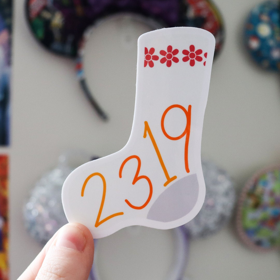 2319 Sticker| Monsters Inc Sticker| Monsters Inc Sock| Pixar Sticker ...