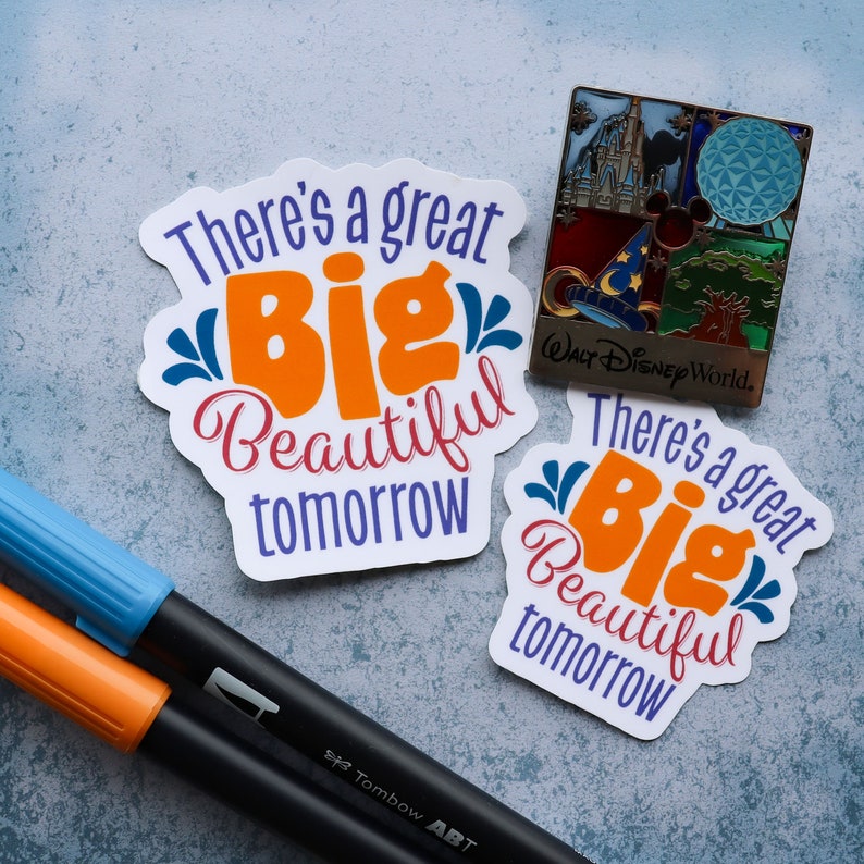 Carousel of Progress Sticker There's a Great Big - Etsy