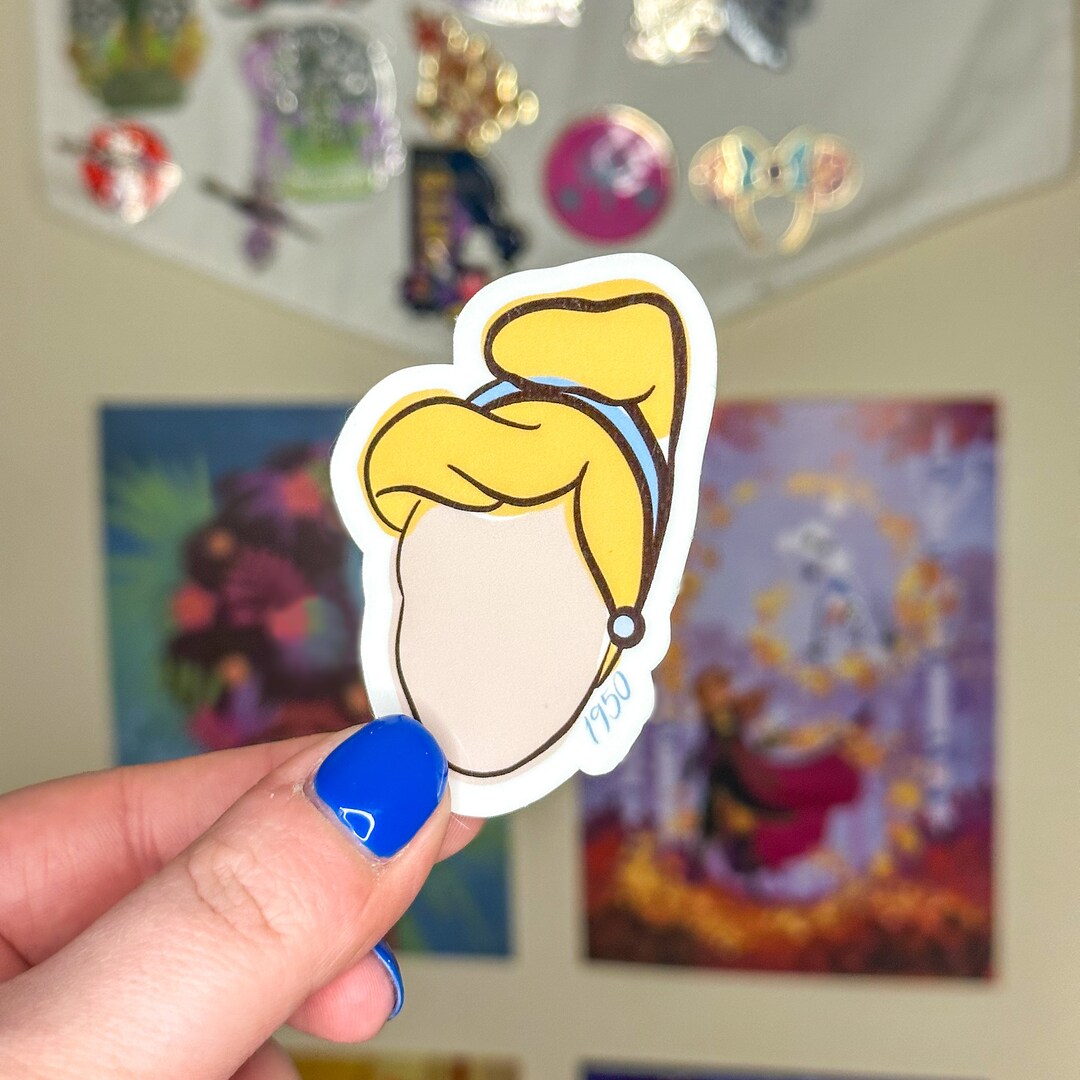 Cinderella Sticker Princess Sticker Disney Princess Sticker Cute Disney ...