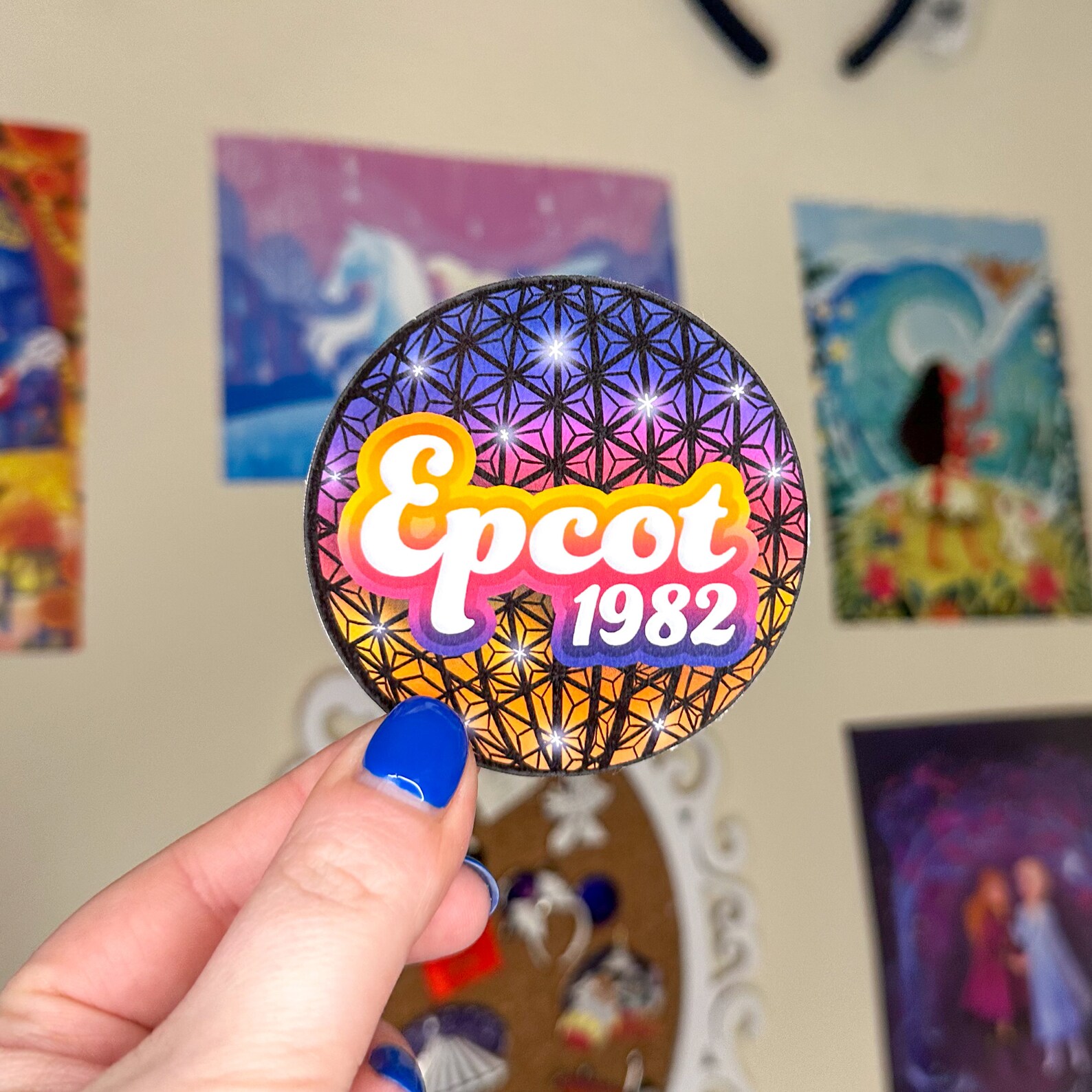 Epcot Ball Sticker Epcot Sticker Spaceship Earth Disney - Etsy