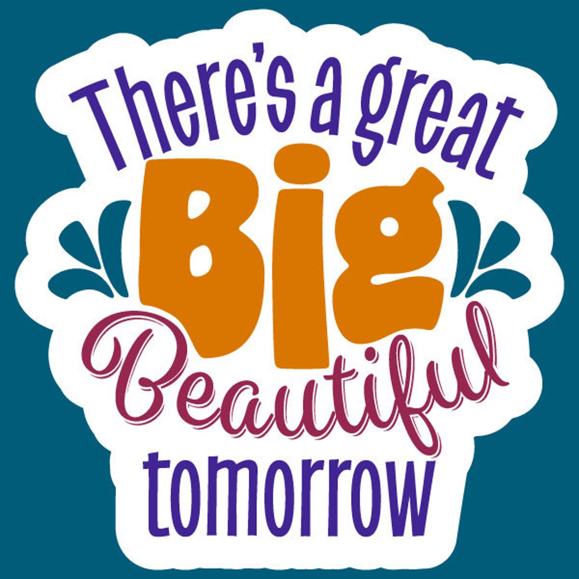 Carousel of Progress Sticker There's a Great Big - Etsy