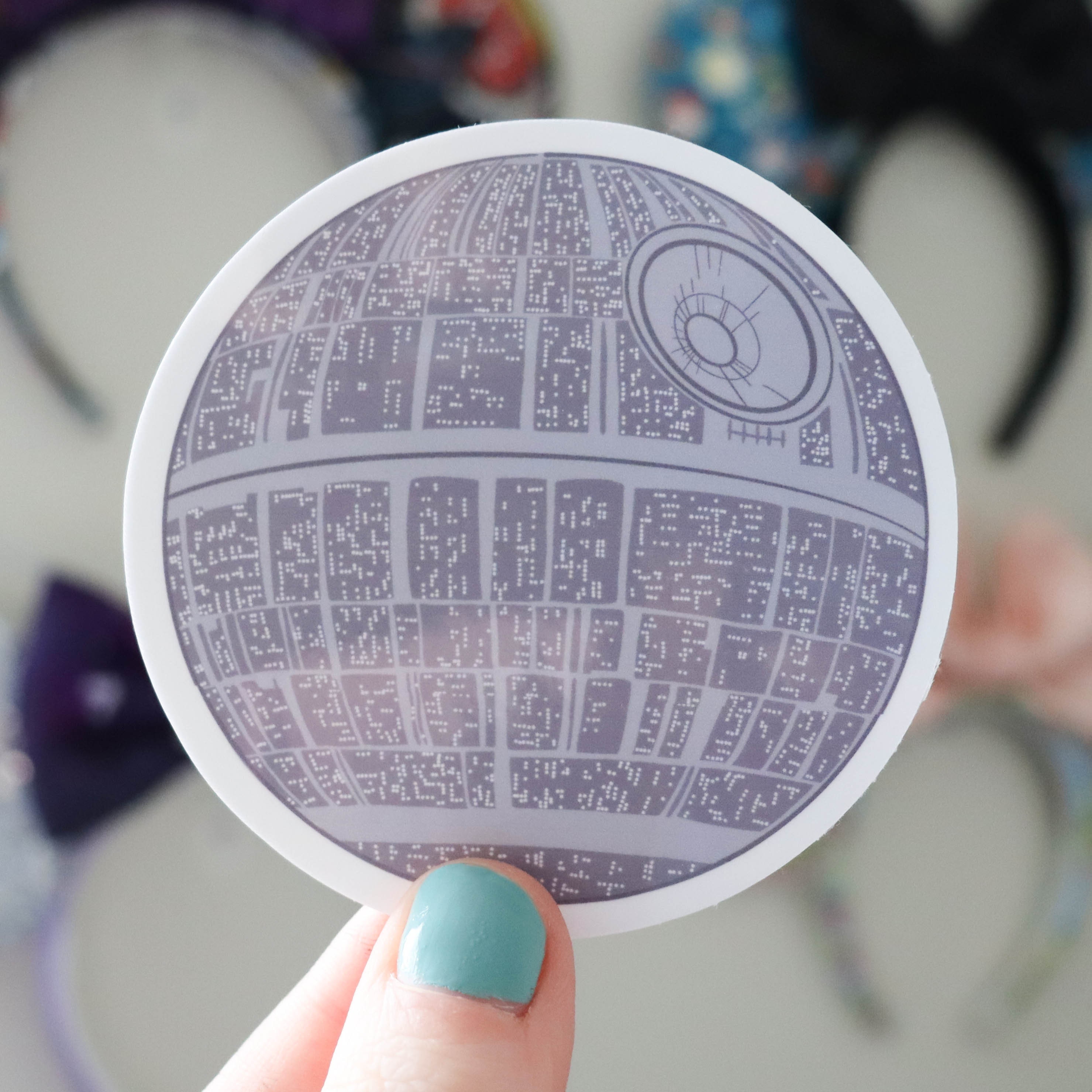 Death Star Sticker Star Wars Galactic Empire Star Wars | Etsy