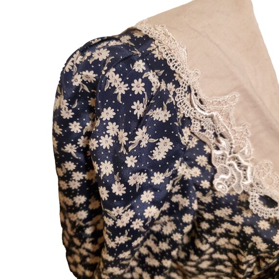 Vintage Nancy Johnson Cottagecore Midi Dress Prairie … - Gem