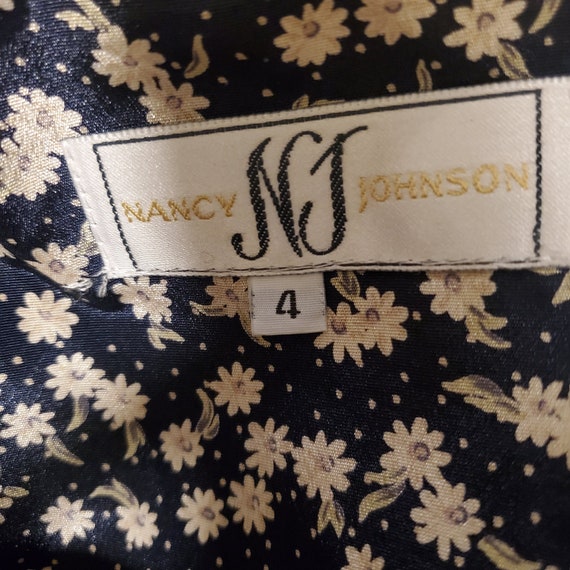 Vintage Nancy Johnson Cottagecore Midi Dress Prairie … - Gem