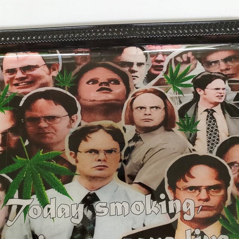 The Office dwight Shrute Weed Cannabis Rolling Tray With - Etsy