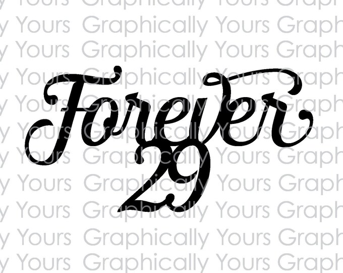 Forever twenty nine Geburtstagspostkarte mint - Etsy.de