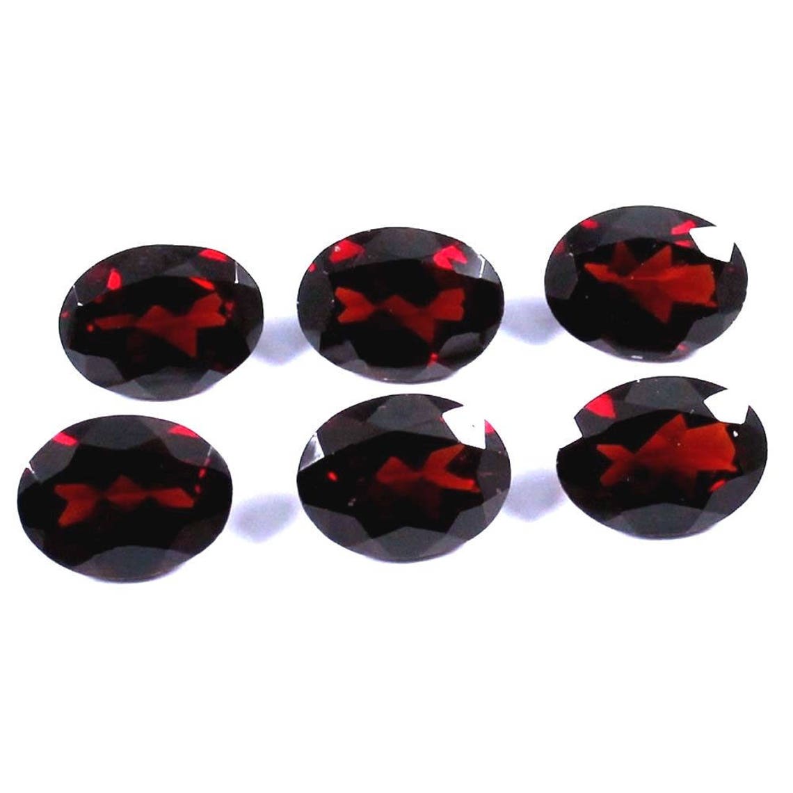 Stunning RED GARNET Gemstone Fine Quality Approx 10 x 14 MM | Etsy