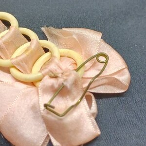 Antique Celluloid and Pink Silk Ribbon Sewing Chatelaine With A Thimble and Other Tools. #182 - Etsy