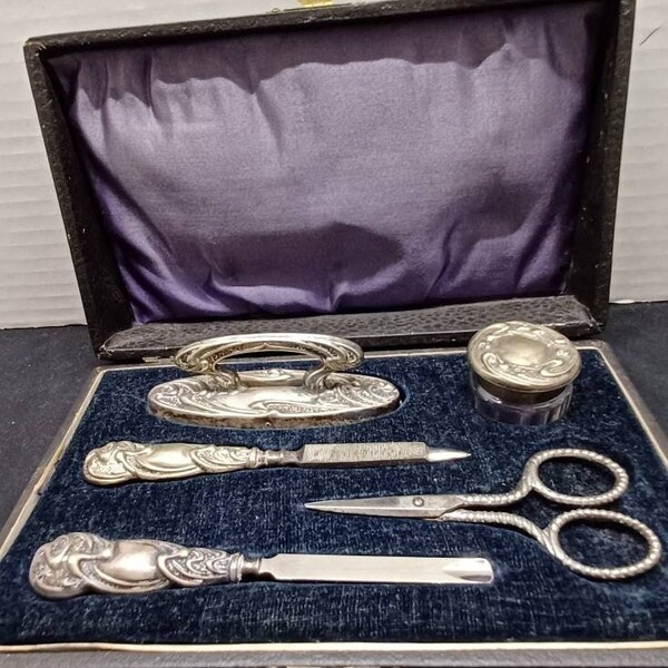 Antique Manicure Set - Etsy