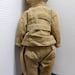 WW2 Boy Soldier Doll in Original Military Uniform With Painted Blue ...