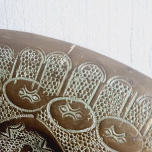 Arabic/middle Eastern Brass Tea Tray/decorative Tray - Etsy