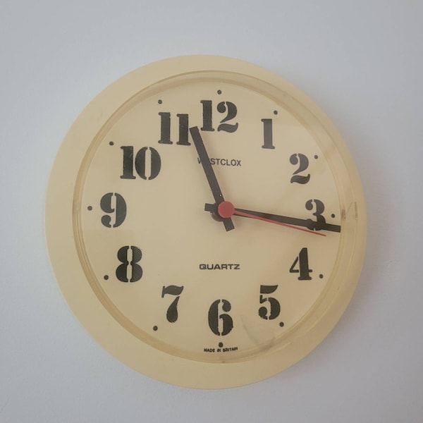 Retro Wall Clock - Etsy