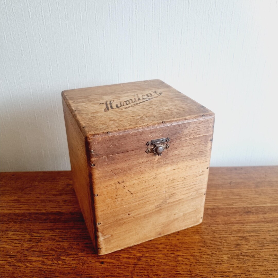 Antique Wooden Rustic Cigar Box Colarado Claro - Etsy
