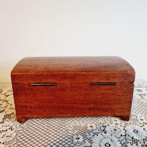 Antique Wooden Rustic Large Storage Box - Etsy