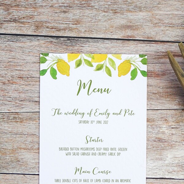 Lemon Wedding - Etsy UK