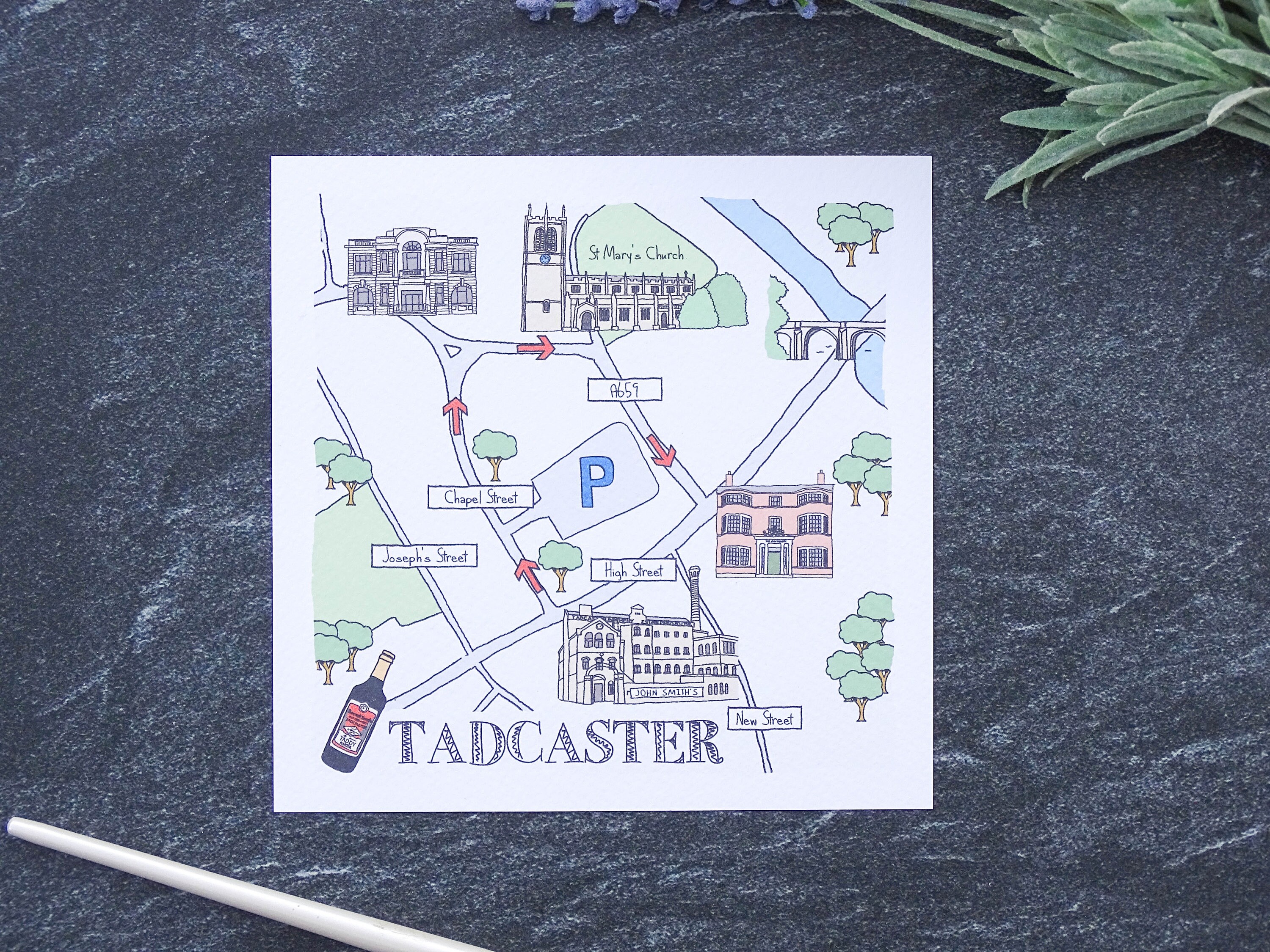 Custom Wedding Map Illustrated Wedding Map Hand Drawn - Etsy UK