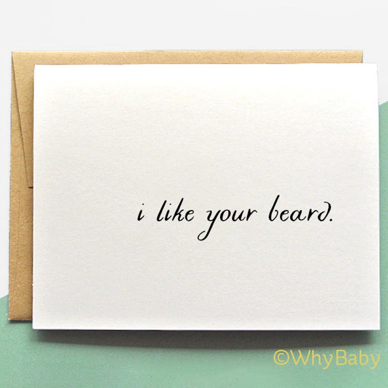Beard Card - Etsy