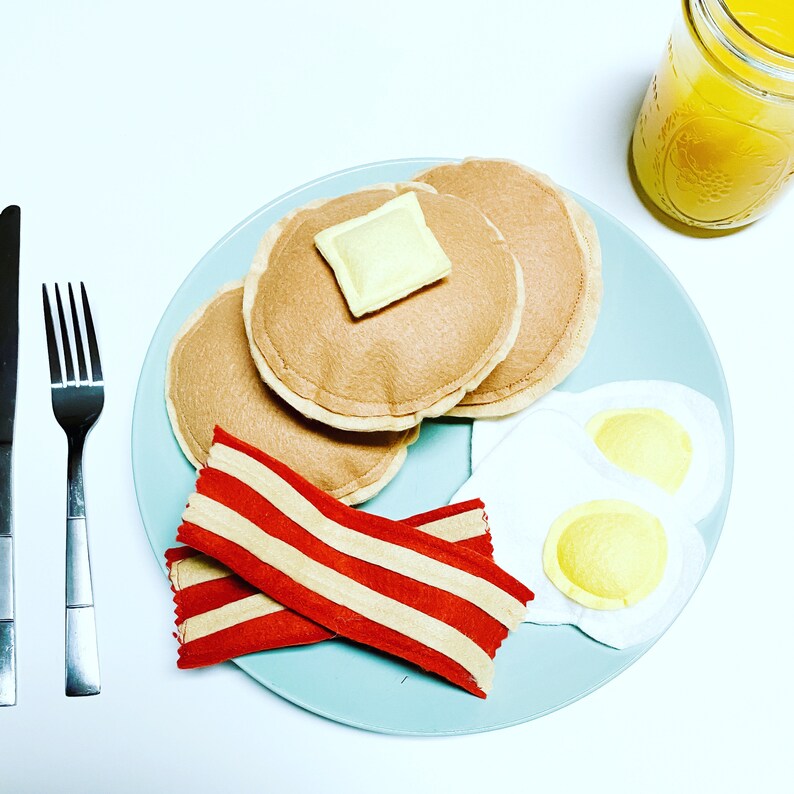 Play Felt Food Set: Breakfast - Etsy