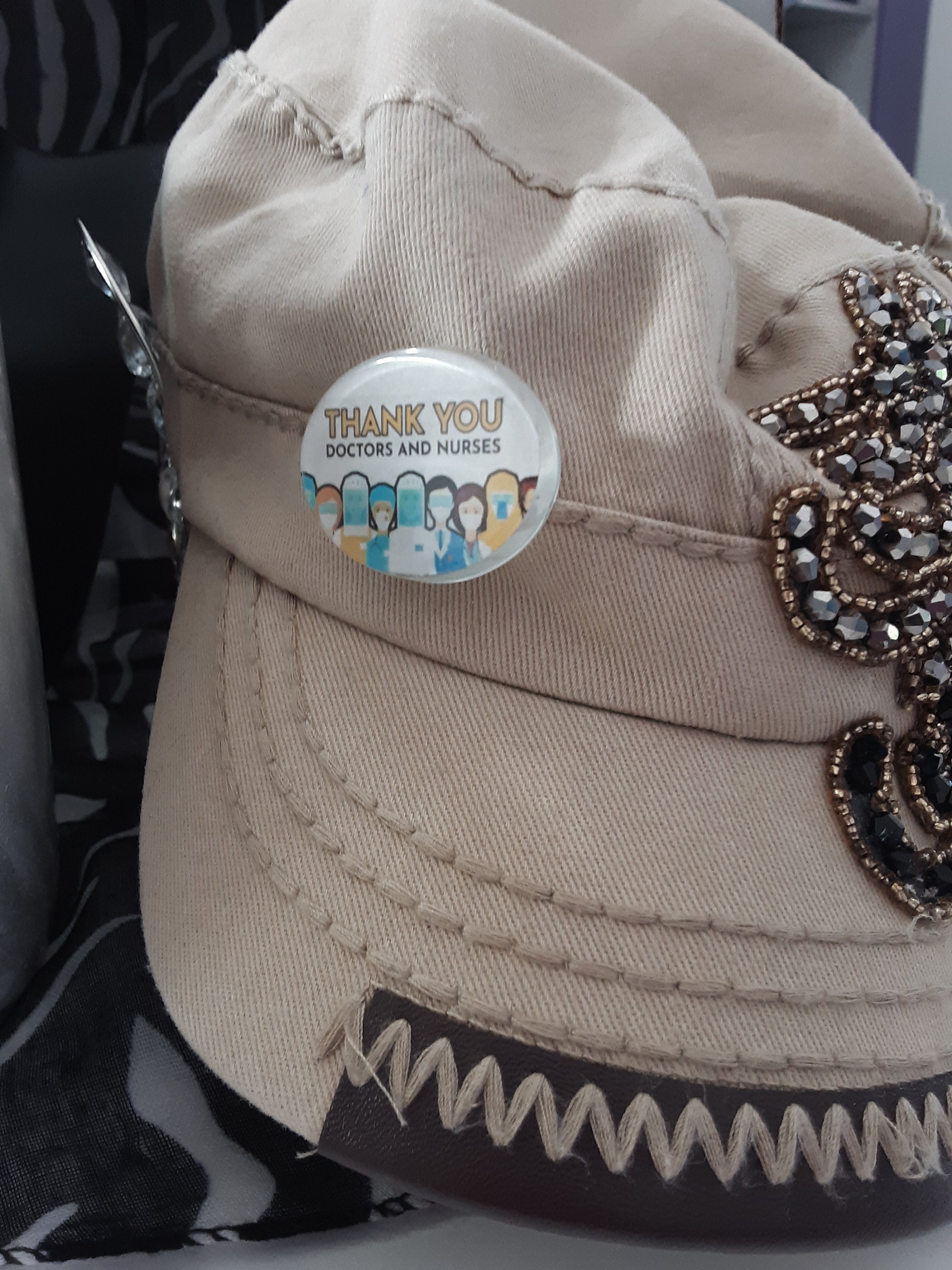 Thank You Pin Thank You Doctors and Nurses Hat Pin Lapel Pin - Etsy