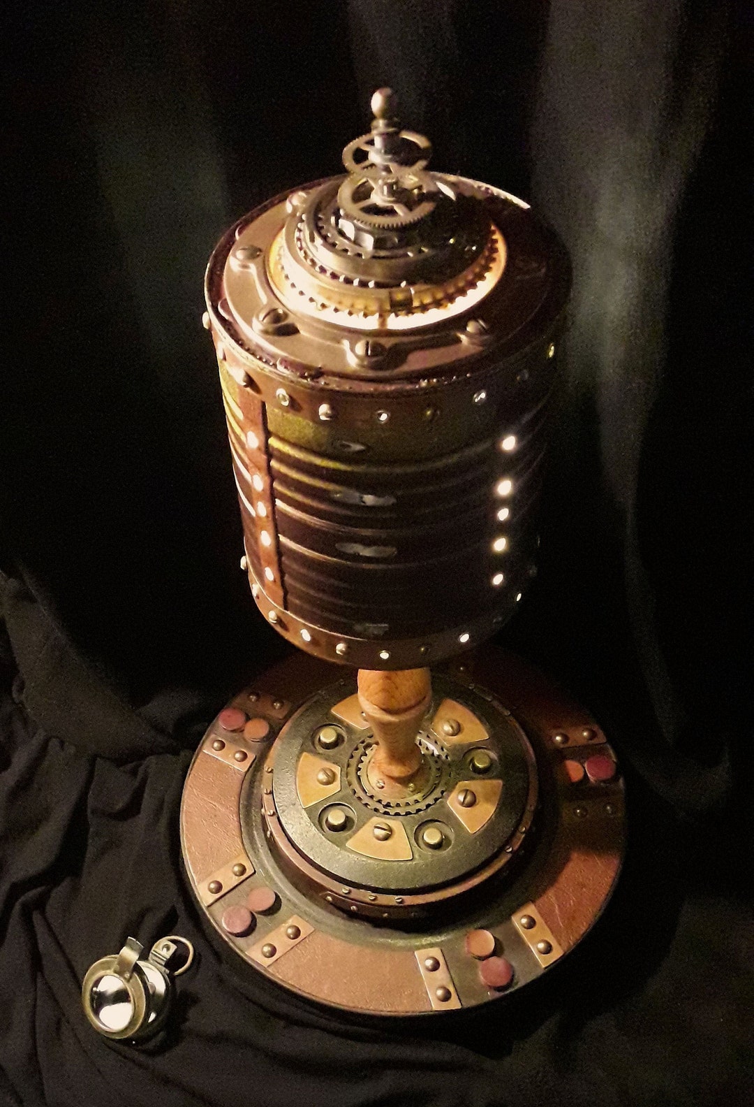 Steampunk Spaceship Desk Lamp, Vintage Decor, Unique Retro Table Light ...