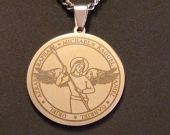 Archangel Seal Pendant, Angel Necklace, Occult, Magic Talisman, Doctor ...